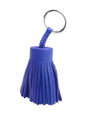 Hermès Carmen Milo Leather Keychain - Blue