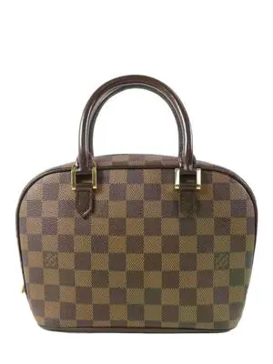 LOUIS VUITTON Mini Sarria Damier Tote Bag - Brown