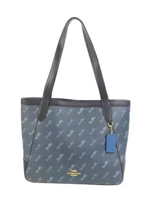 COACH VINTAGE Horse And Carriage Shoulder Bag - Blue