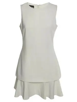Moschino Sleeveless Crewneck Mini Dress - White