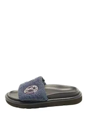 LOUIS VUITTON Monogram Denim Pool Pillow Sandals - Blue