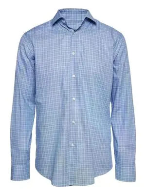 BOSS Gordon Check-print Shirt - Blue
