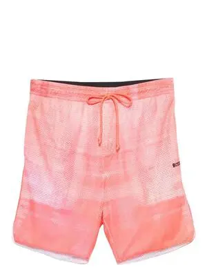 BOSS Drawstring Mesh Shorts - Pink