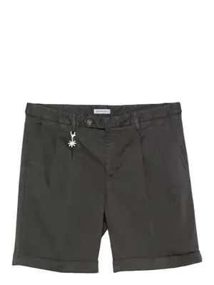 MANUEL RITZ Belt Loops Shorts - Grey