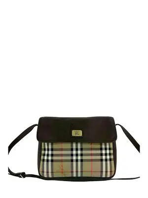 Burberry Nova Check Shoulder Bag - Neutrals