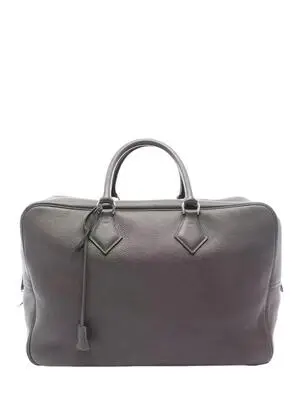 Hermès Hermès Clemence Plume 45 Business Bag Grey