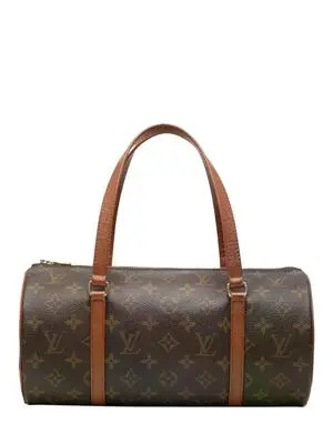 LOUIS VUITTON Monogram Papillon 30 Handbag - Brown