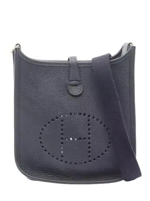 Hermès Hermès Clemence Evelyne 16 Amazone Crossbody Bag Blue