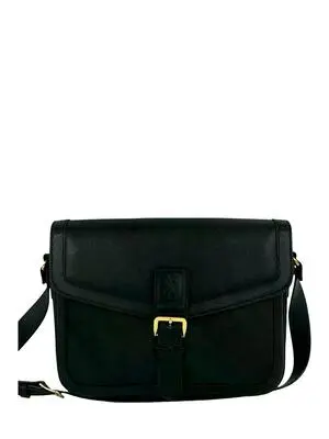 Saint Laurent 20th Century Calf Leather Shoulder Bag - Black