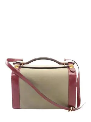 Hermès Toile Cosmos Satchel - Neutrals