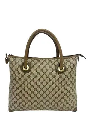 Gucci Gg Canvas Handbag - Brown