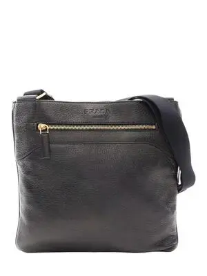 Prada Vitello Daino Crossbody Bag - Black