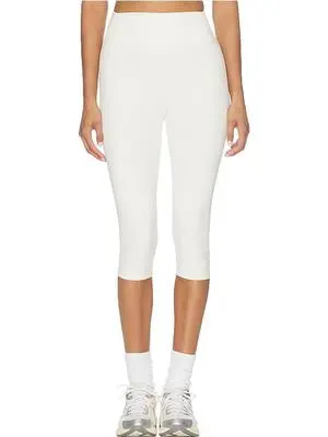 NIKESKIMS Matte 17 Inch Crop Pants - Ivory