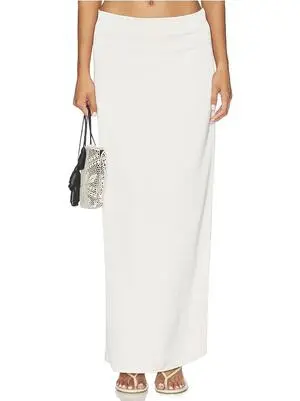 Lioness Front Row Maxi Skirt - Cream