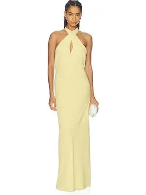 Amanda Uprichard Amanda Uprichard Samara Maxi Dress Yellow