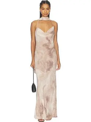AFRM Cheryl Dress - Brown