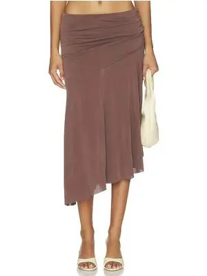 NIA NIA Gioele Skirt Brown