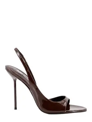 Paris Texas Lidia Patent Leather Slingback Sandals - Multicolor
