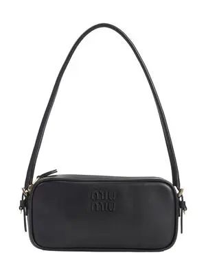 Miu Miu Calf Leather Handle Bag - Black