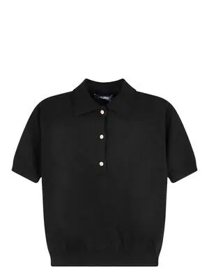 Max Mara S Max Mara Cotton, Silk, And Cashmere Polo Shirt Multicolor