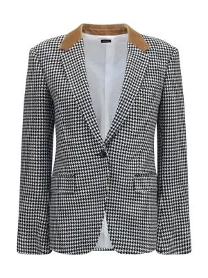 TOM FORD Houndstooth Cashmere Jacket - Multicolor