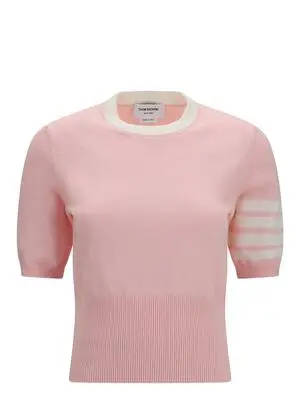 Thom Browne Hector Intarsia T-shirt - Pink