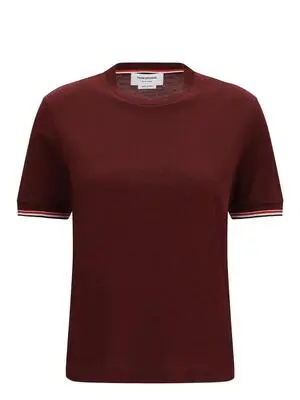 Thom Browne Wool-blend T-shirt - Multicolor
