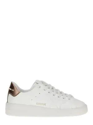 GOLDEN GOOSE Pure Star Leather Sneakers - White