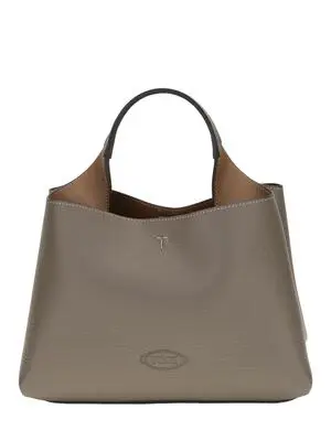 TOD'S Tod's Micro Leather Handbag Gray