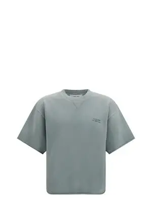 GOLDEN GOOSE Short Sleeve Sweatshirt With Back Graphic - Green