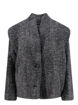 Isabel Marant Étoile Drogo Melange Fabric Coat - Multicolor