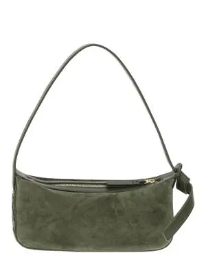 Bottega Veneta Suede And Nappa Leather Nodo Shoulder Bag - Green