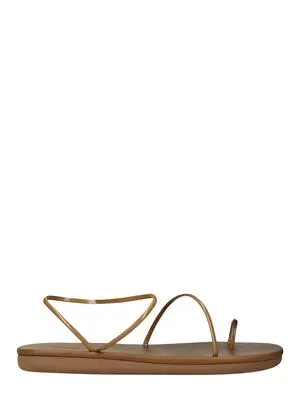 ANCIENT GREEK SANDALS Faux Leather Kansiz Sandals - Beige