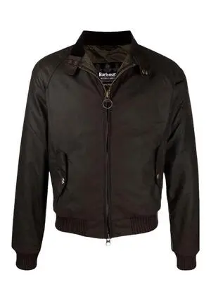Barbour Waxed Casual Jacket - Black