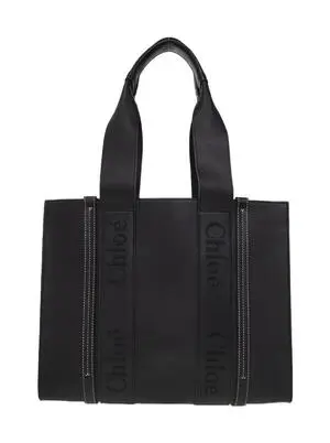 Chloé Woody Medium Shopper Bag - Black