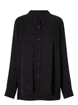 Dries Van Noten Moire Shirt - Black