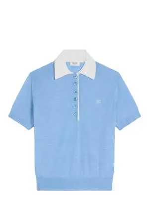 CELINE Celine Polo Sweater In Fine Cashmere Silk