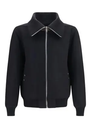 Rick Owens Rick Owens Long-Sleeved Casual Jacket With Funnel Neck Black