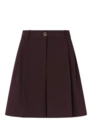 Pinko High-waisted Pleated Shorts - Black