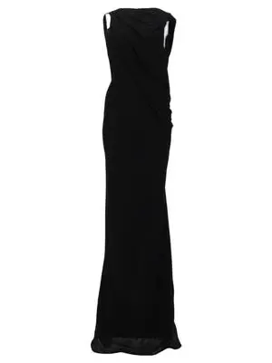 TOM FORD Draped Back Maxi Dress - Black