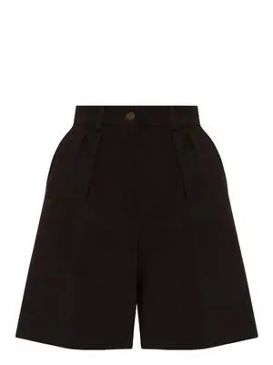 Max Mara Belted Shorts - Black
