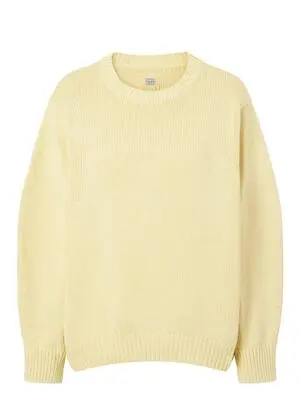 TOTEME Totême Ribbed Crew Neck Knitted Jumper