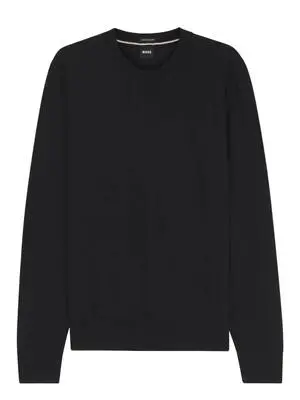Hugo Boss Merino Wool Sweater - Black