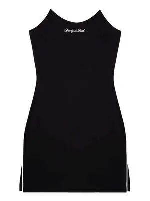 SPORTY  RICH Sporty & Rich Cami Dress - Black