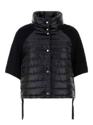 Herno Short Sleeves Down Jacket - Black