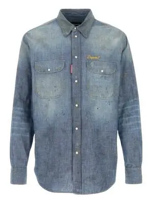 Dsquared2 Long-sleeved Shirt - Gray