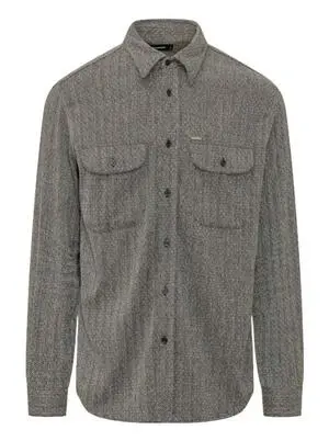 Dsquared2 Canadian Herringbone Shirt - Gray