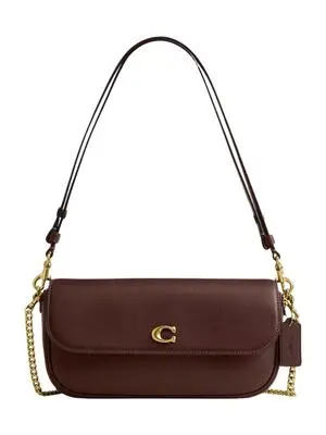 COACH Flap Chain Bag - Brass/maple