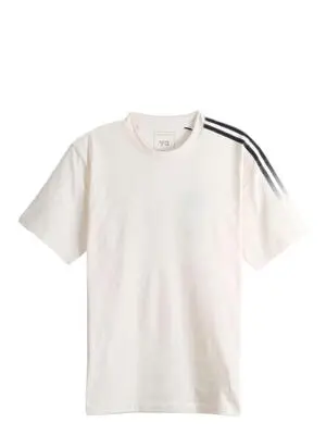 Y3 Logo Cotton T-shirt - White
