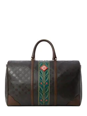 Casablanca Dark Monogram Weekender Bag - Multicolor